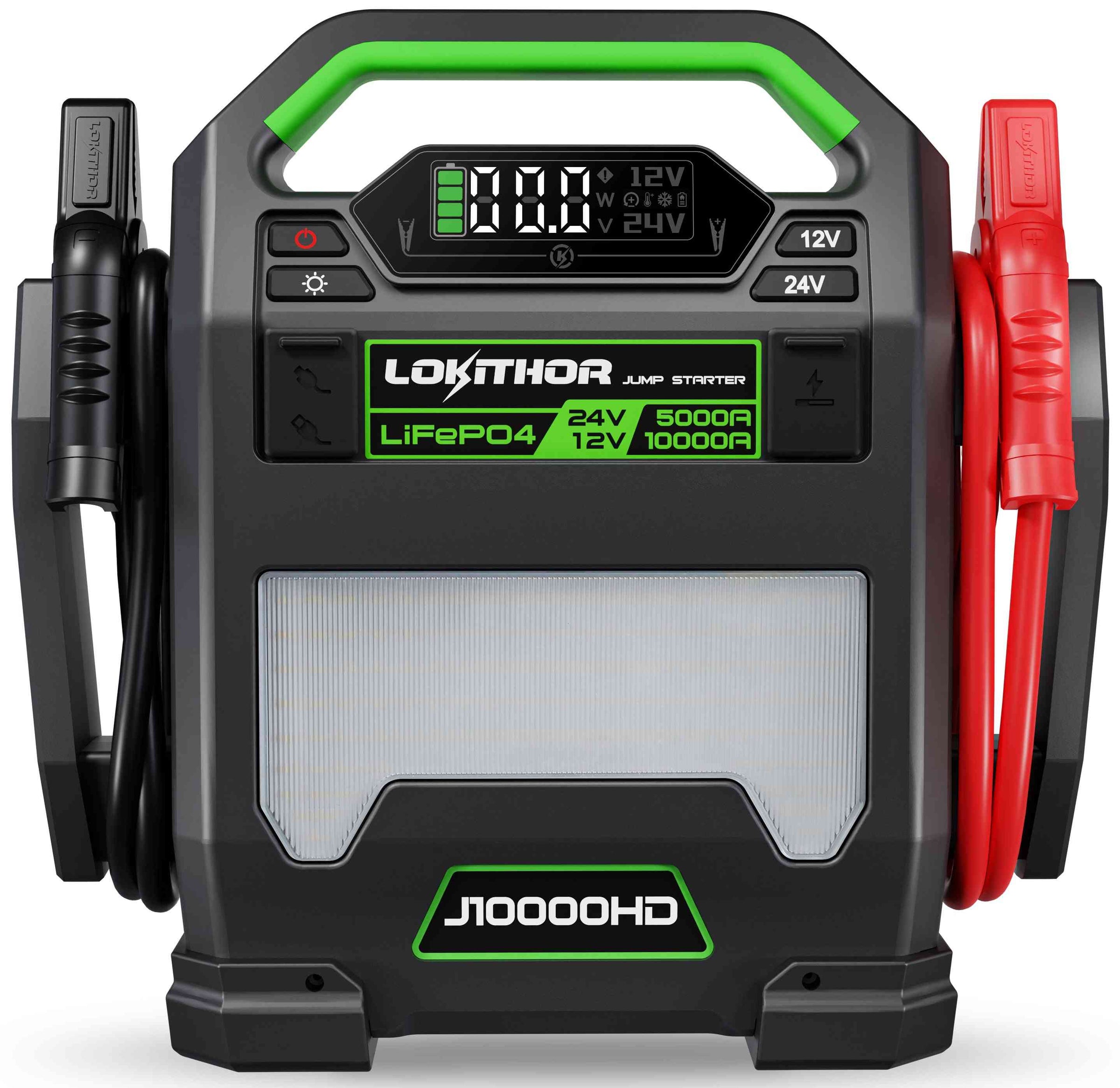 LOKITHOR J10000HD Jump Starter - 12V 10000 Amp