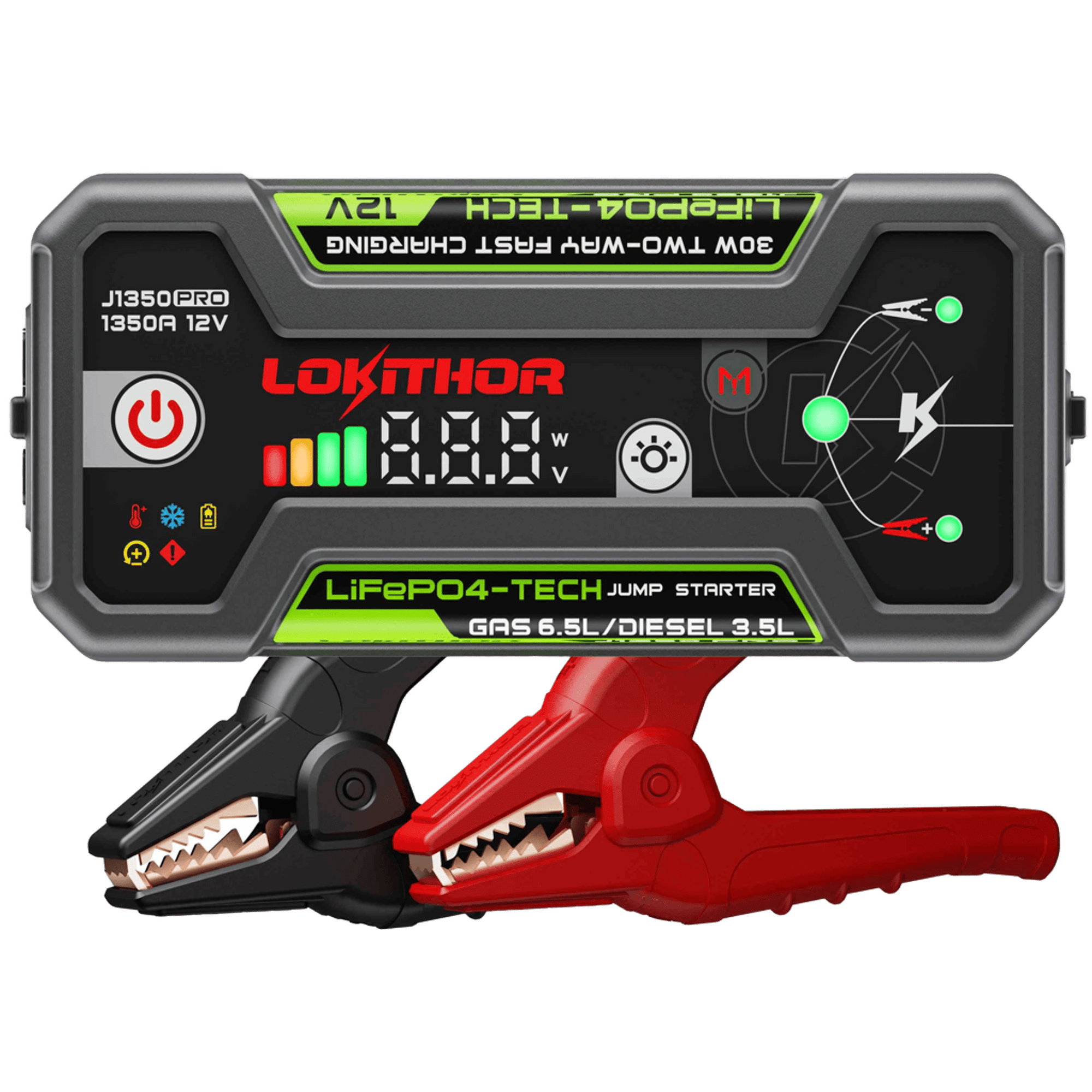 LOKITHOR J1350 LiFePO4 12V Jump Starter